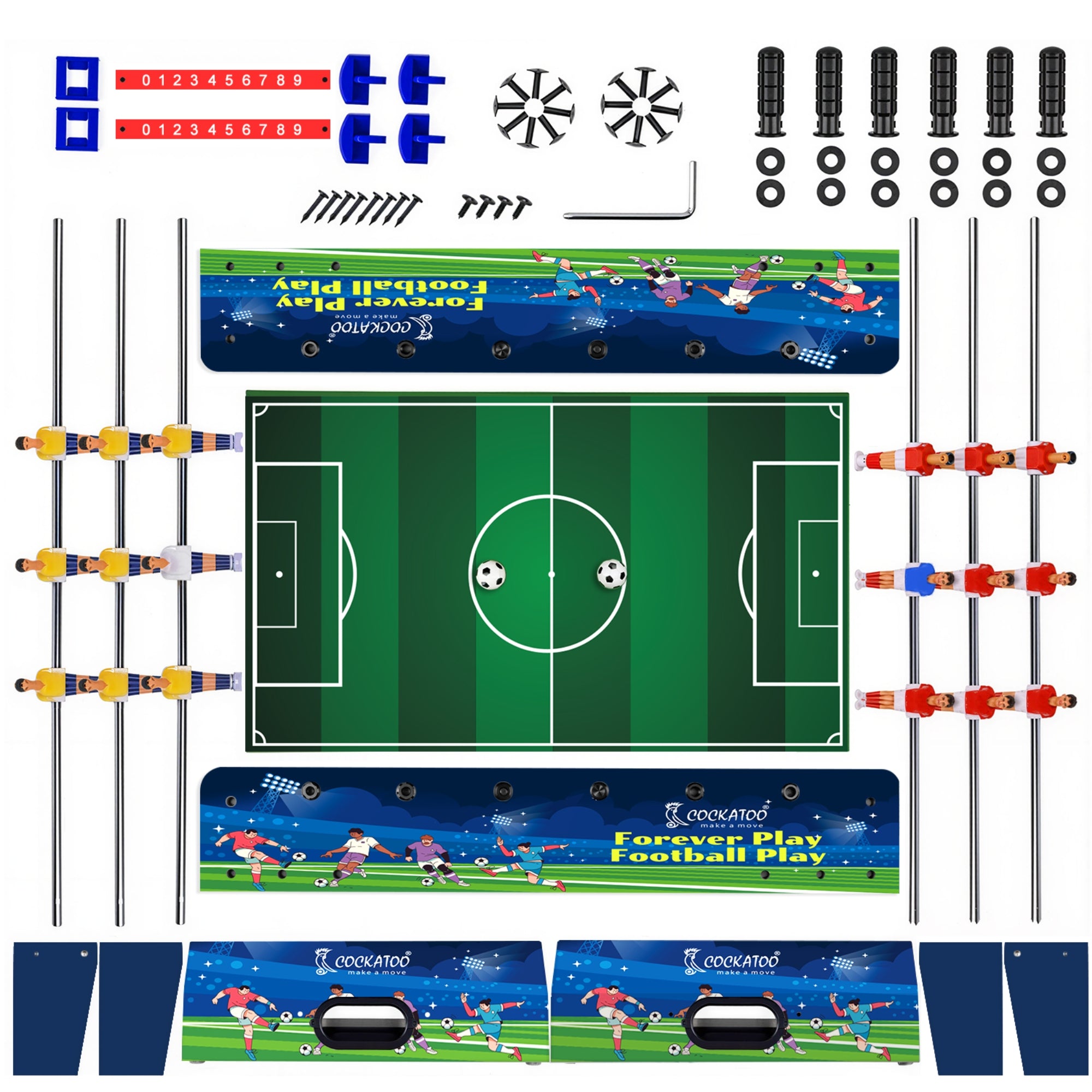 Cockatoo Indoor Soccer Game for Boys & Girls | Indoor Foosball Game Wi