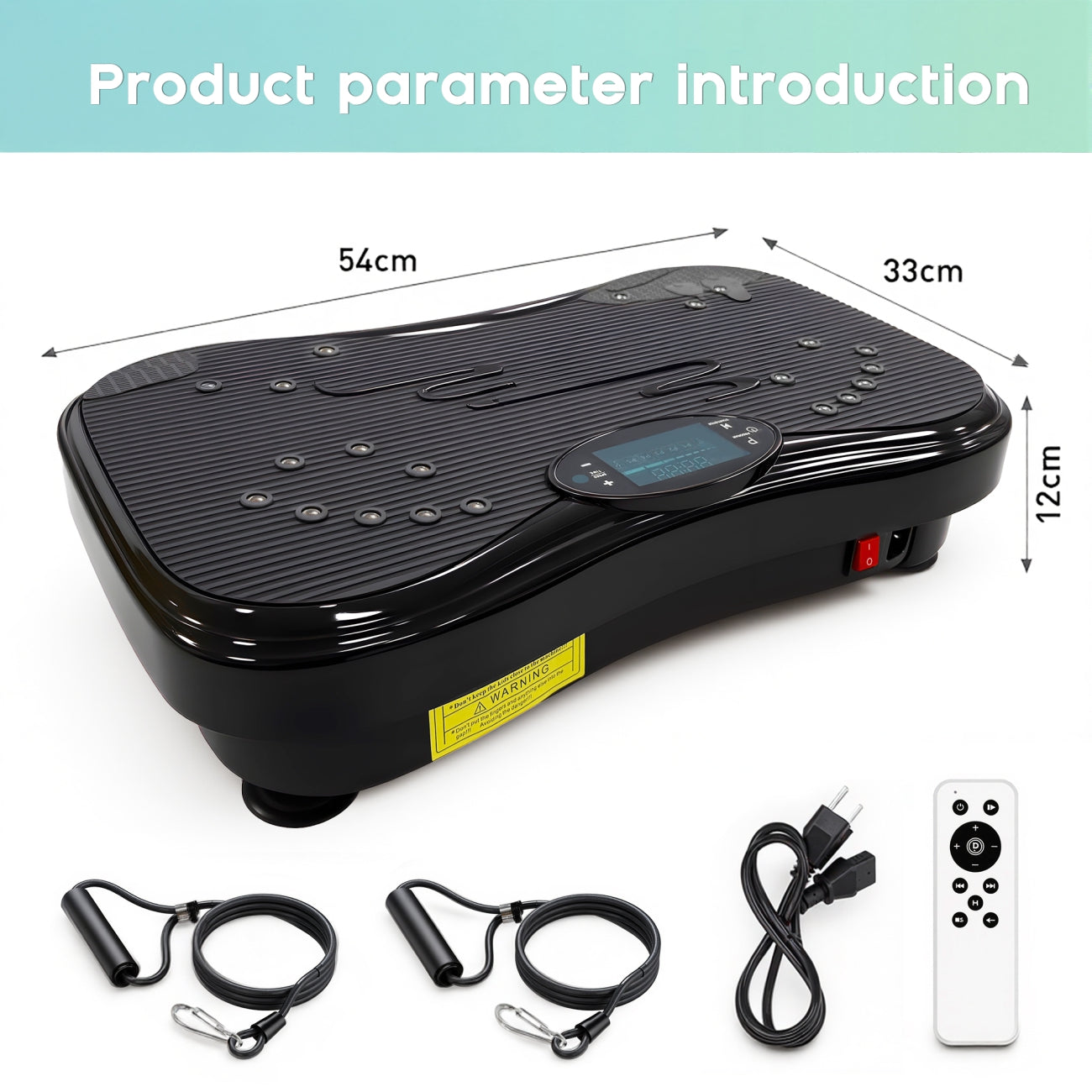 Cockatoo Ultravibe V5 Vibration Plate Machine| With Remote| Multi Prog