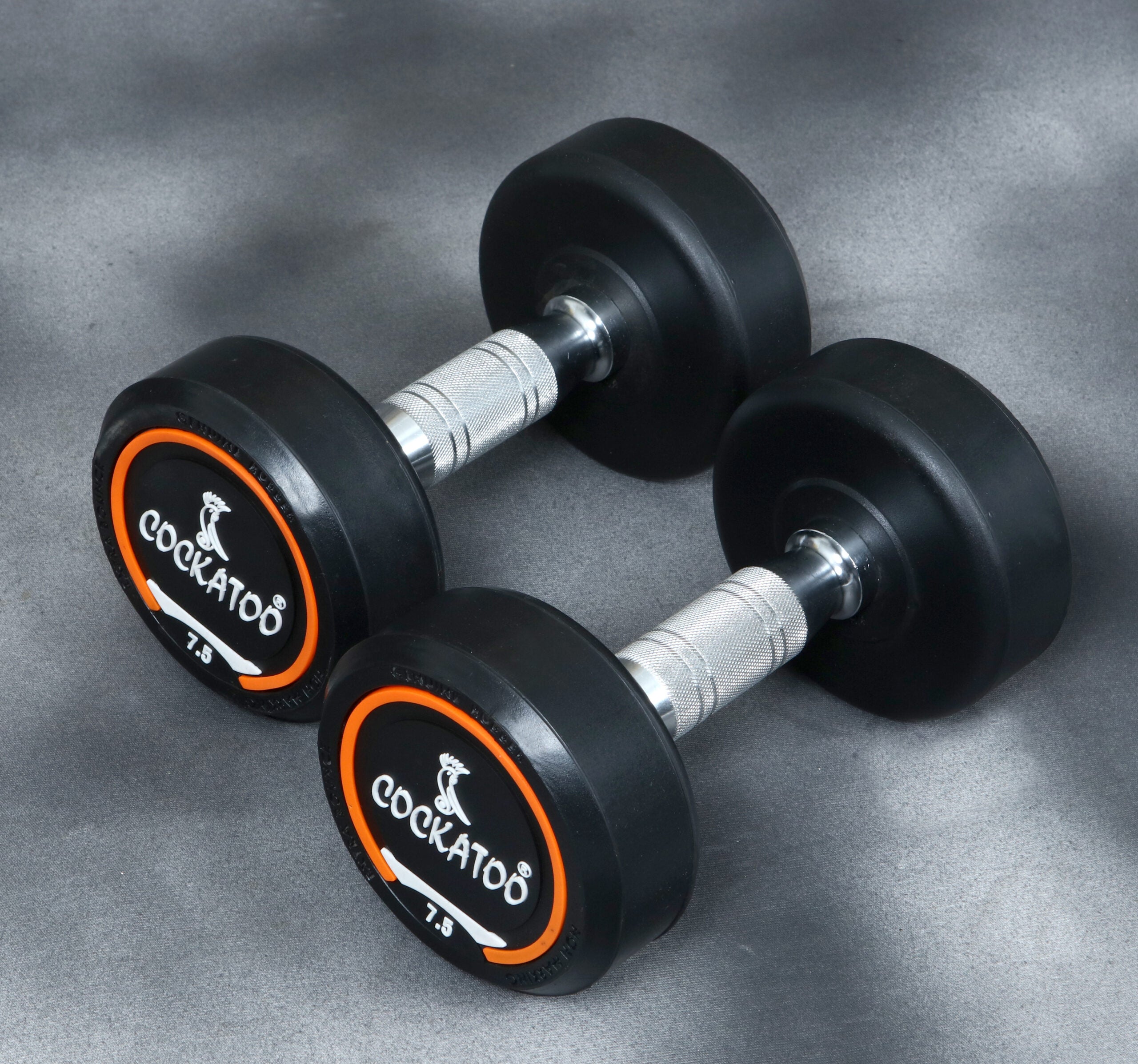 ROUND RUBBER COATED DUMBBELLS (Pair)