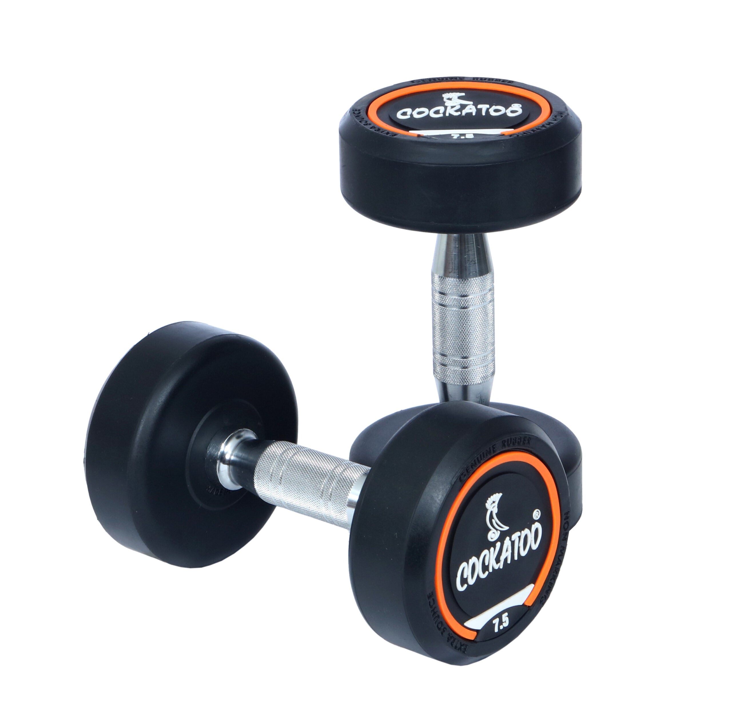 ROUND RUBBER COATED DUMBBELLS (Pair)