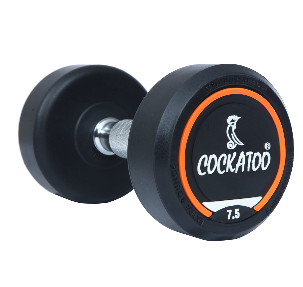 ROUND RUBBER COATED DUMBBELLS – Cockatoo